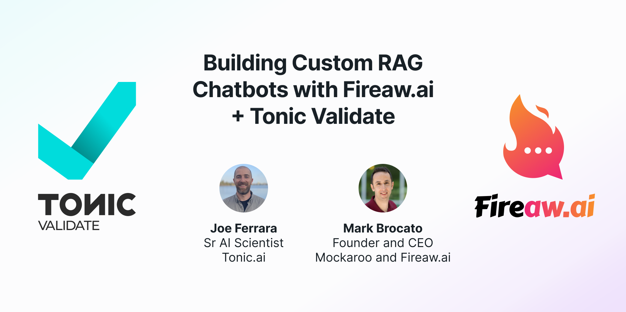Building Custom RAG Chatbots with Fireaw.ai + Tonic Validate | Webinars | Tonic.ai